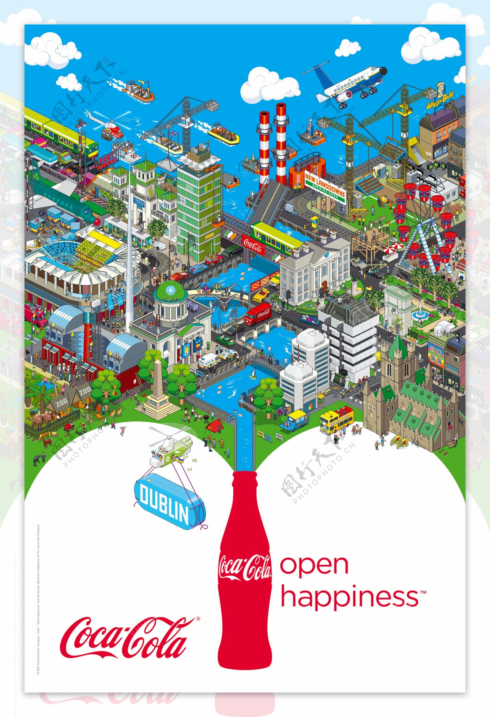 可口可乐广告图片素材-编号02990917-图行天下