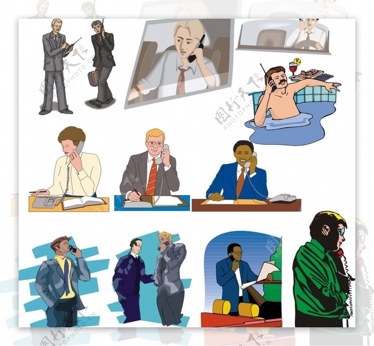 人物漫画图片素材-编号03093527-图行天下