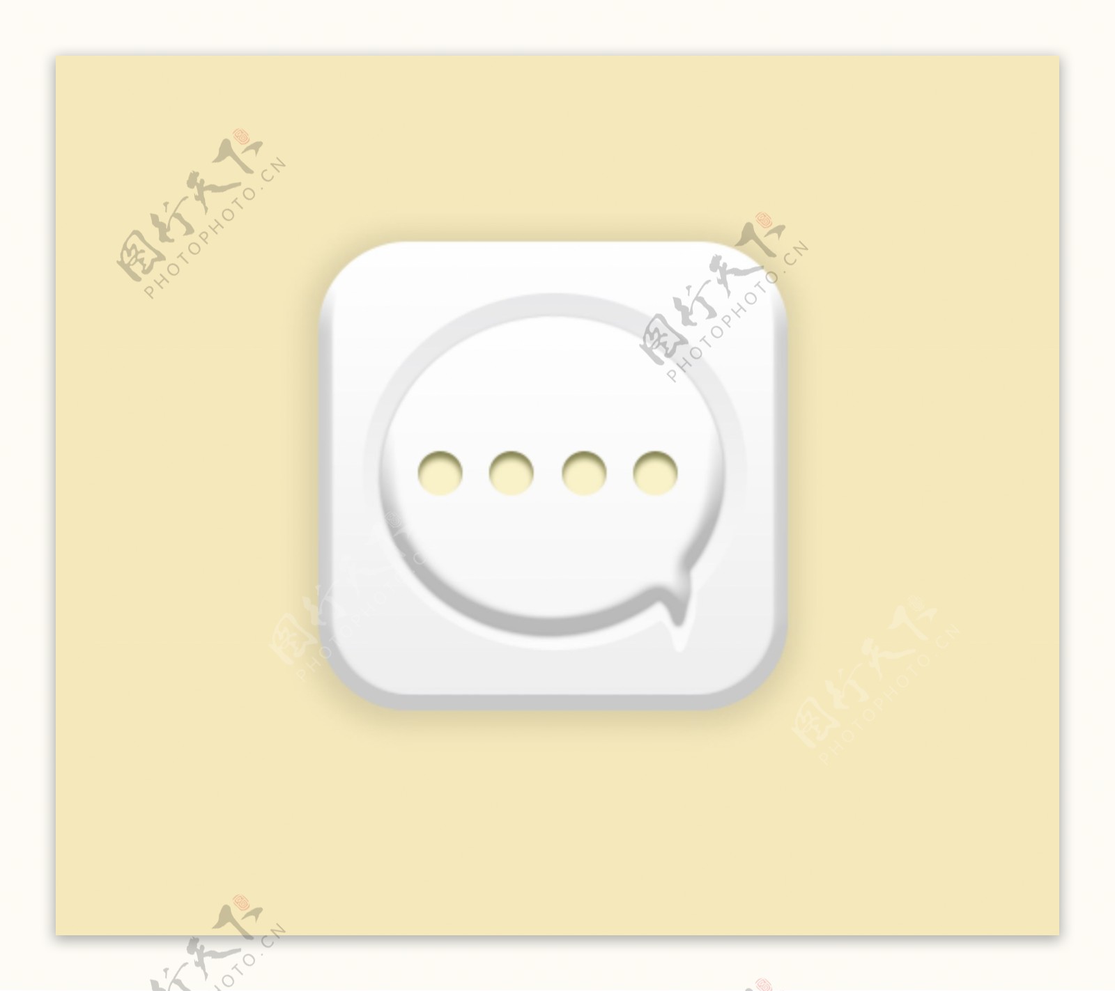 icon白色按钮图片素材-编号03129267-图行天下