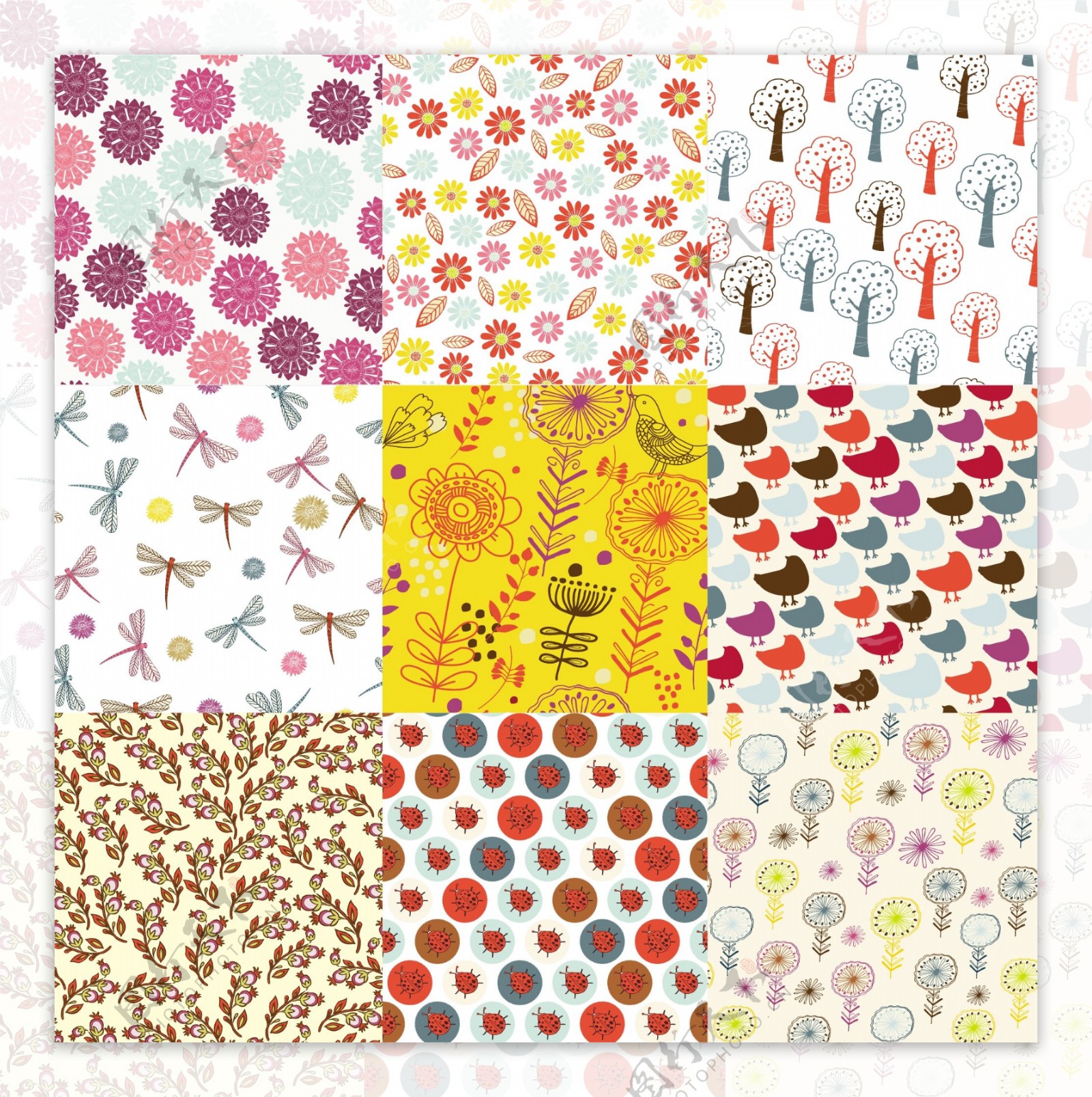 矢量卡通图案01图片素材-编号07292197-图行天下