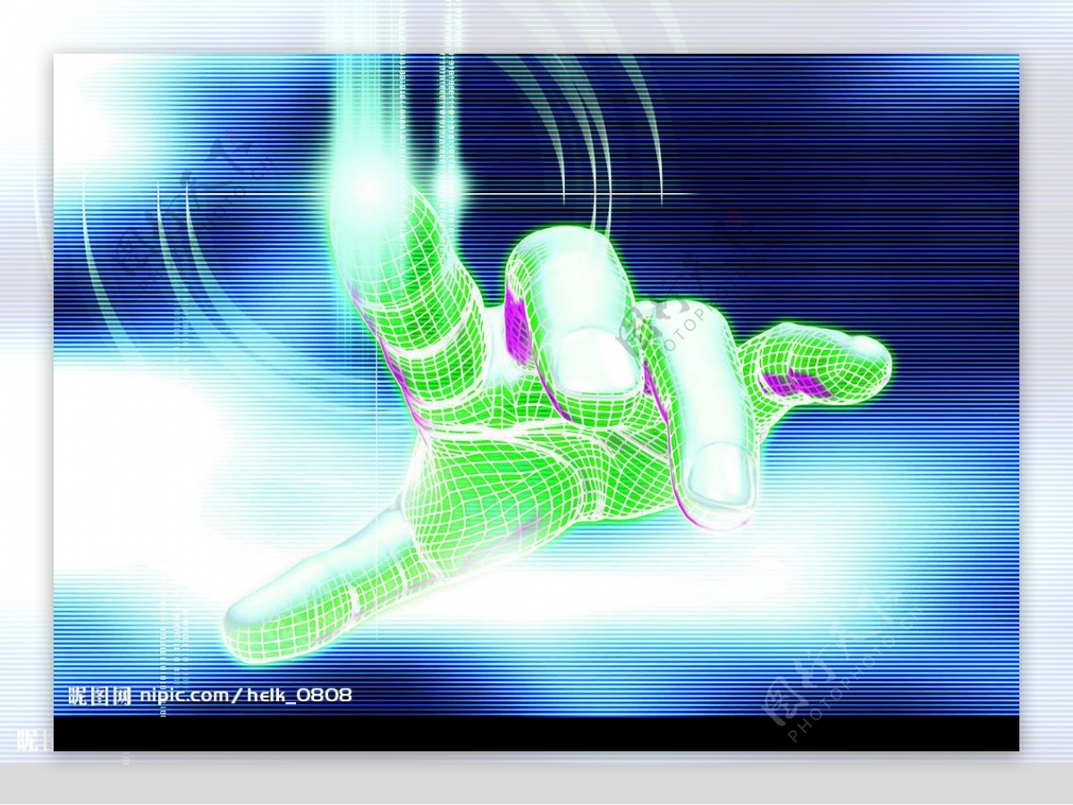 科技之手图片素材-编号08010617-图行天下