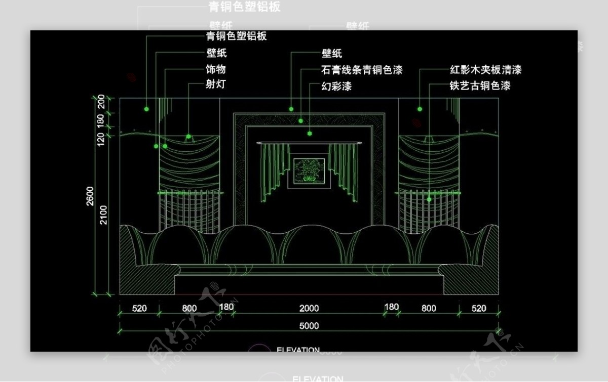 KTV包厢CAD设计素材图片素材-编号09139287-图行天下