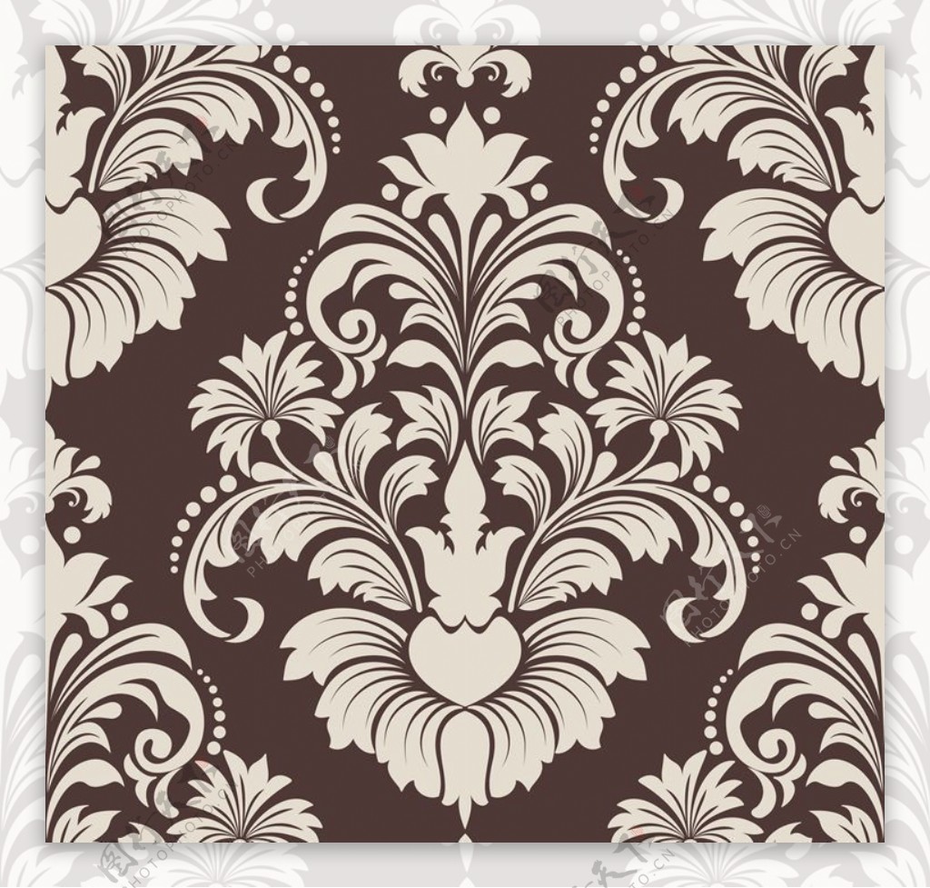 欧式花纹欧美背景壁纸图片素材-编号12084887-图行天下