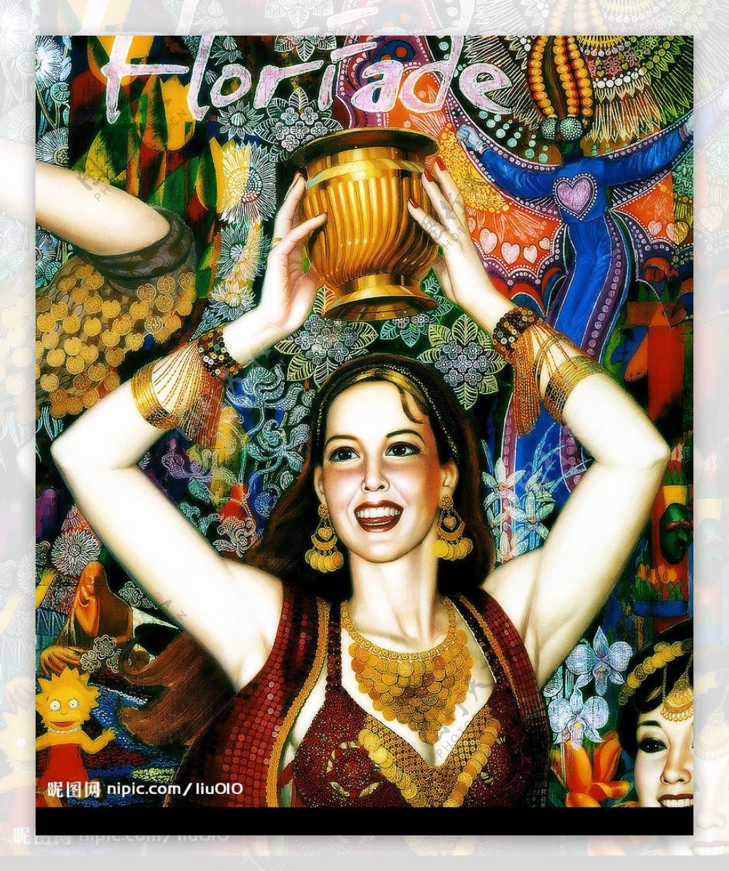 蜡染精品图片素材-编号12717097-图行天下