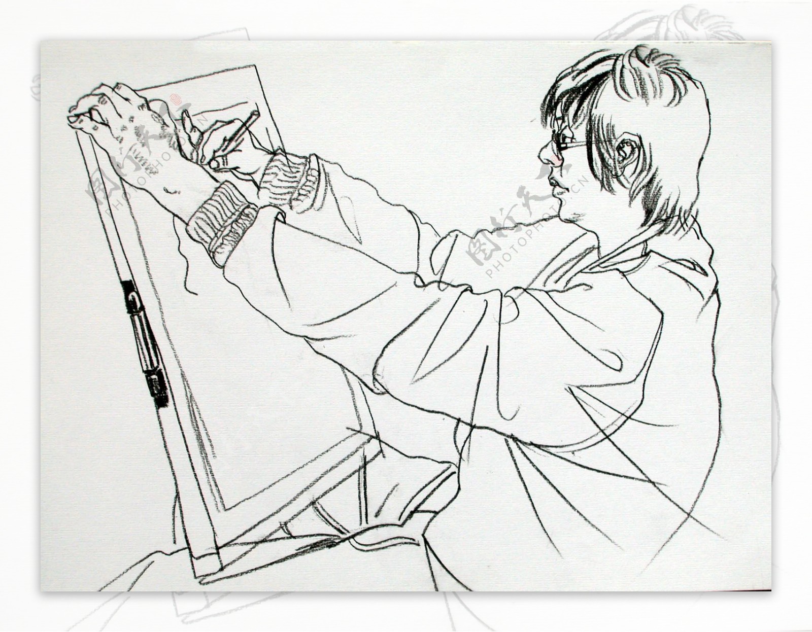 人物速写图片素材-编号12945427-图行天下