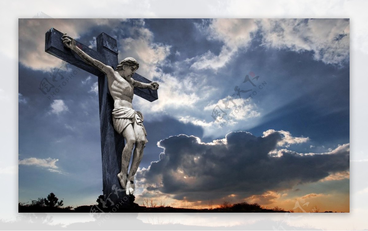 耶稣被钉十字架图片素材-编号13079887-图行天下