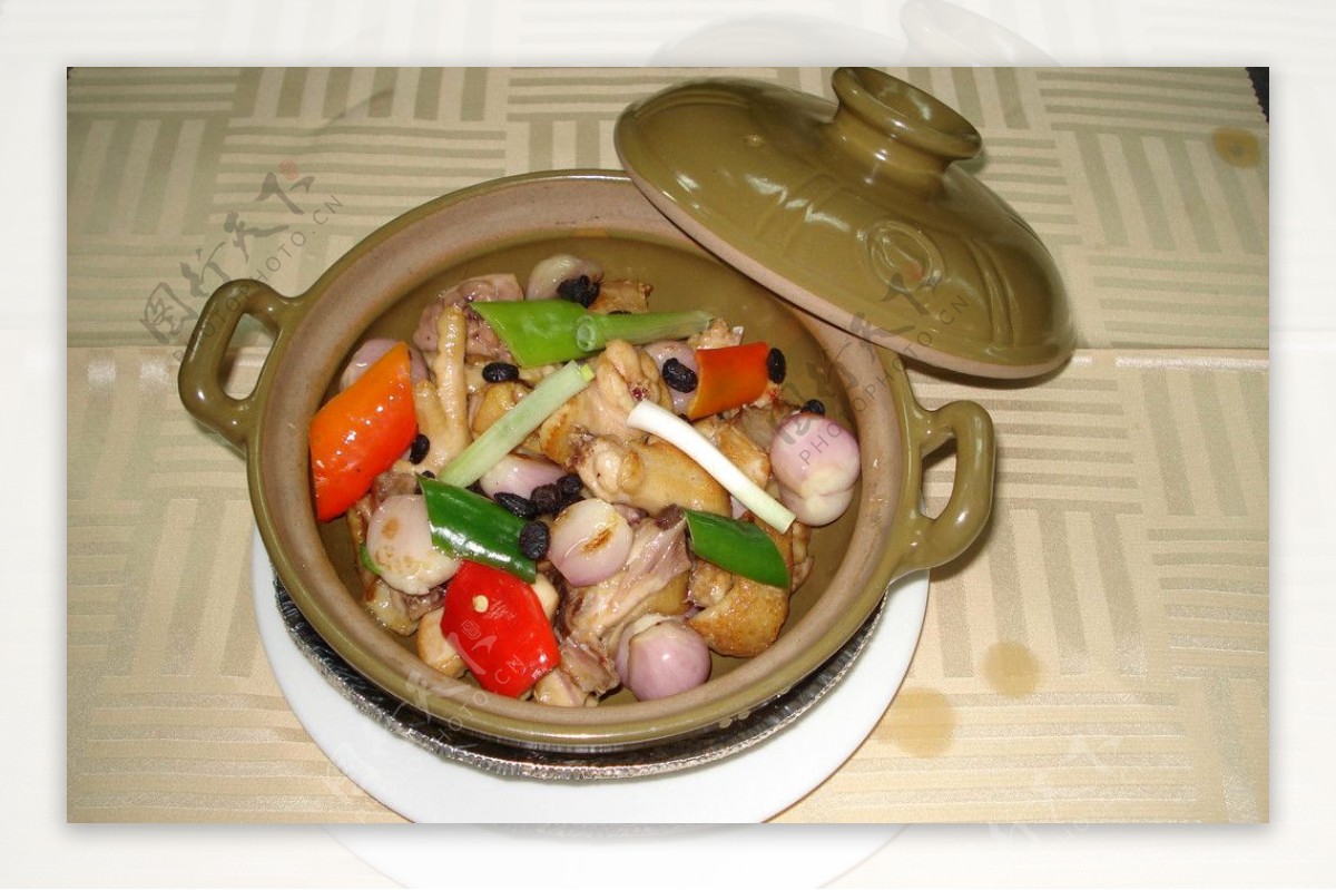 砂锅红葱三文鸡图片素材-编号13576037-图行天下