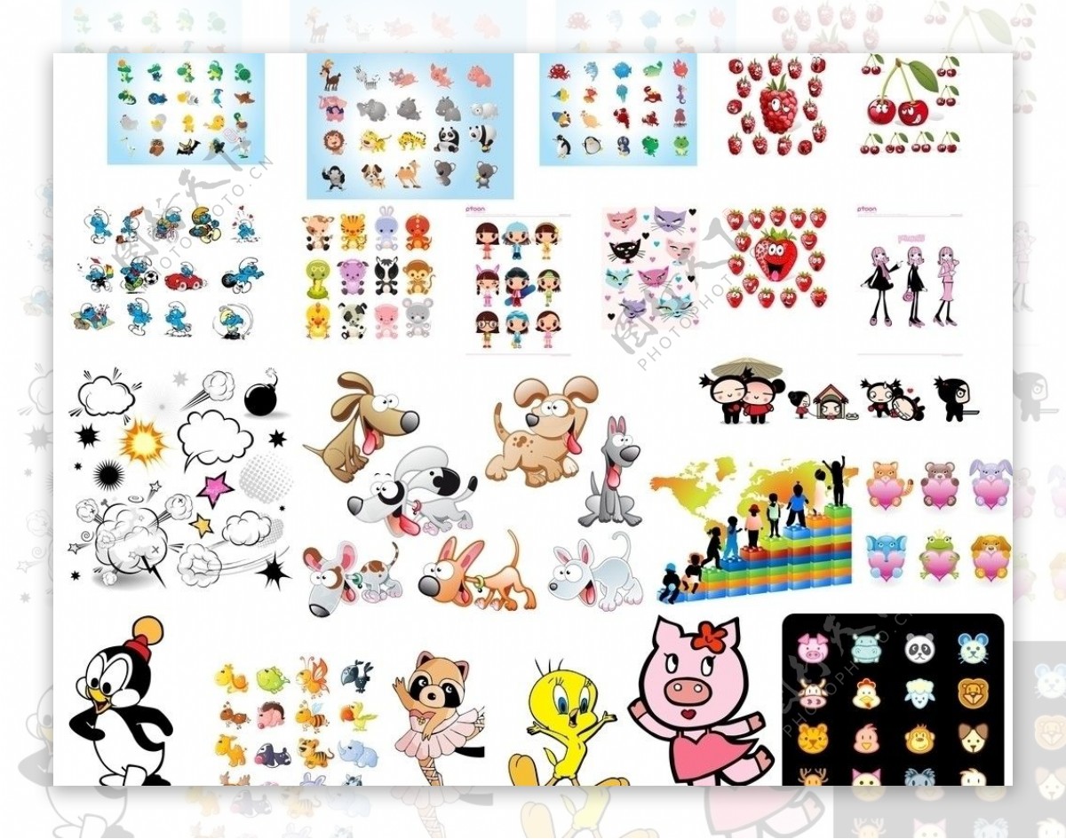 卡通大全图片素材-编号14990697-图行天下