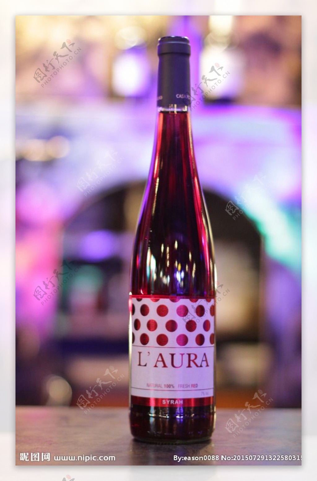 罗拉甜桃花红葡萄甜酒图片素材-编号15993237-图行天下