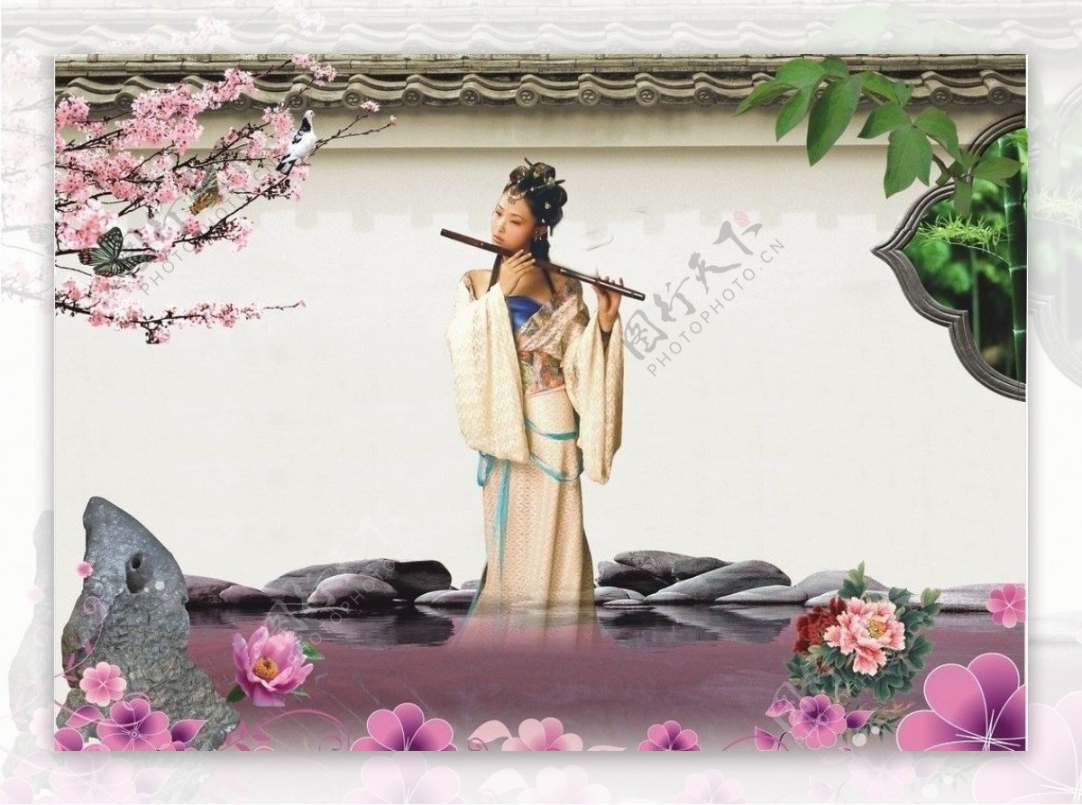 水上演奏图片素材-编号19420307-图行天下