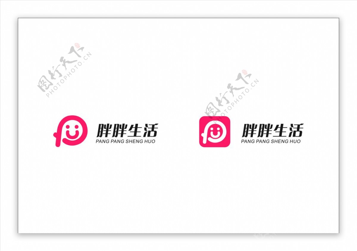 胖胖生活标志图片素材-编号23451657-图行天下