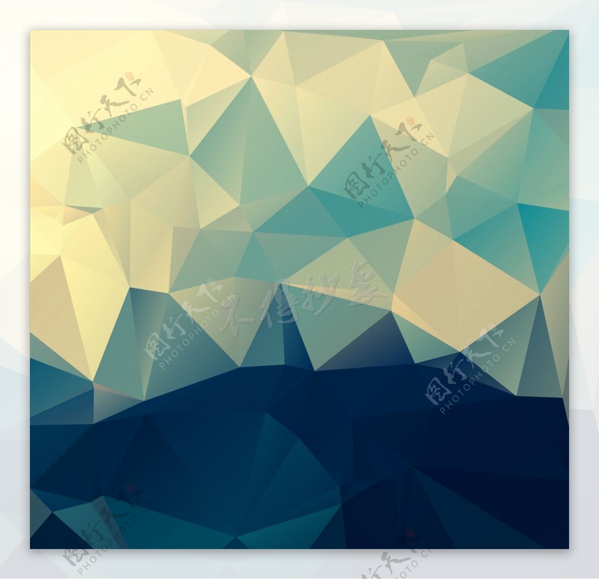 三角形渐变图片素材-编号23986427-图行天下