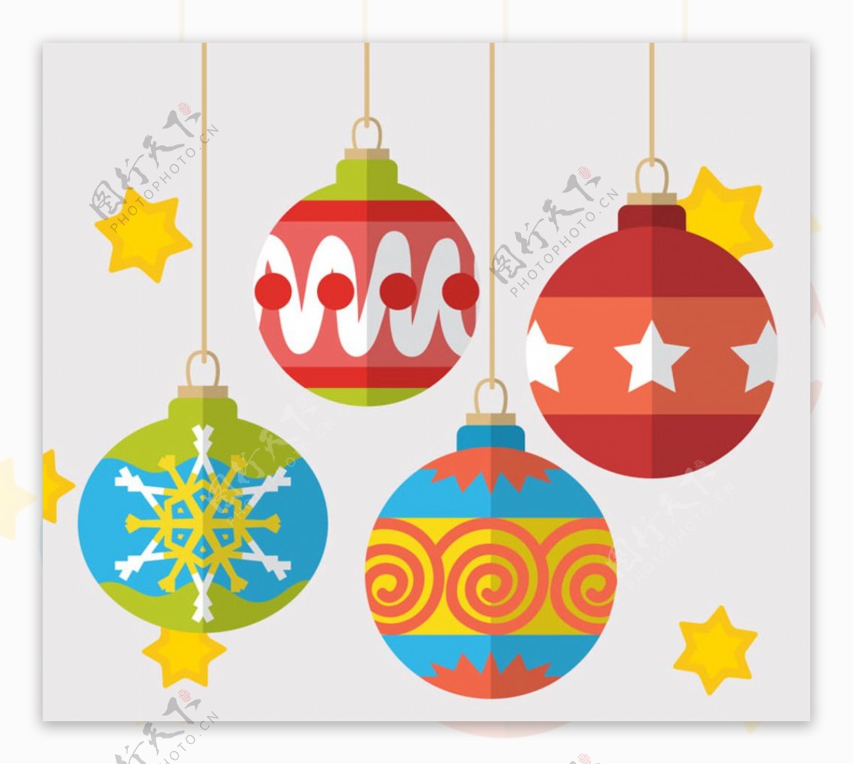 圣诞吊球图片素材-编号25200317-图行天下