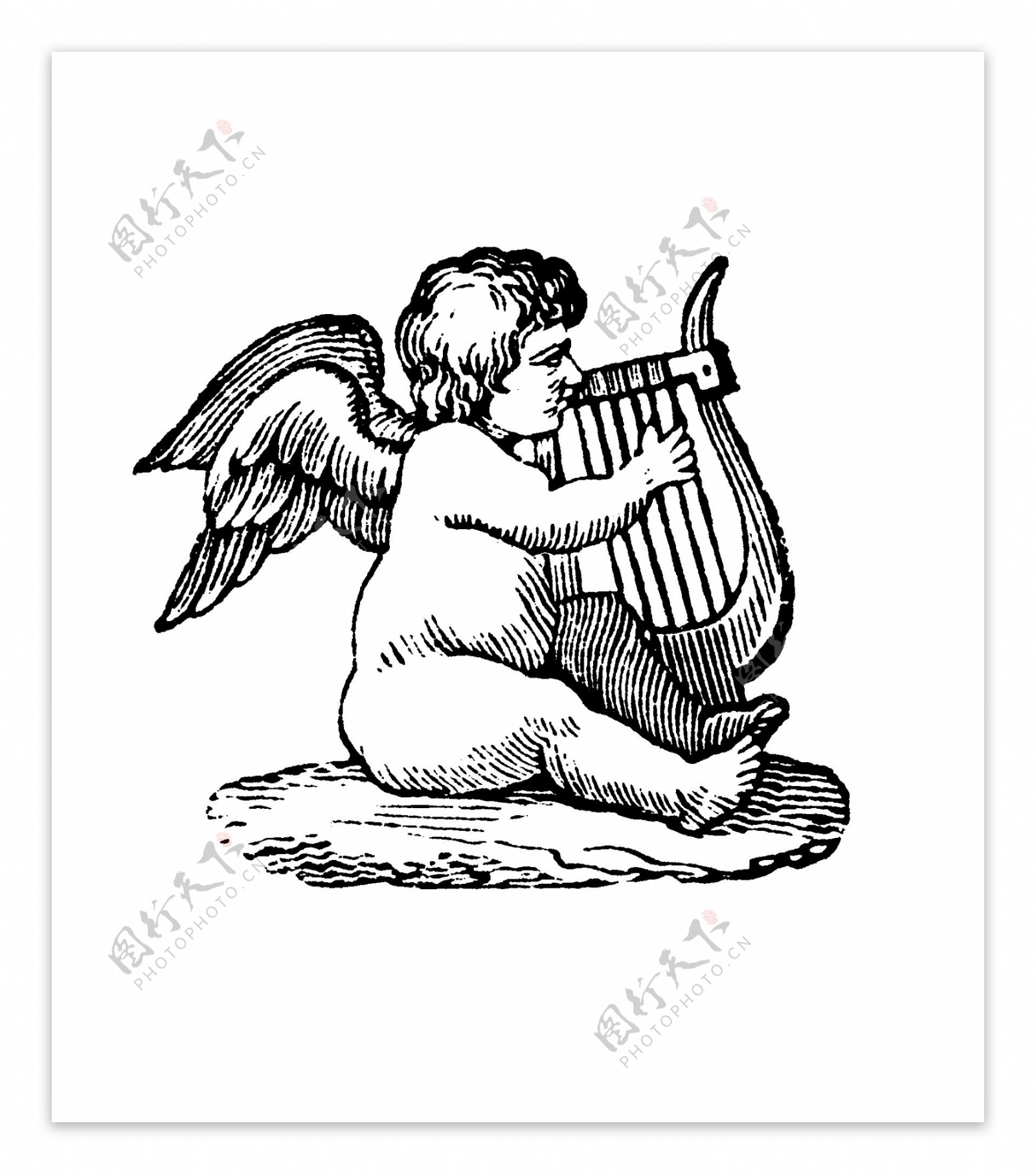 天使宗教神话古典纹饰欧式图案0405图片素材-编号26177807-图行天下