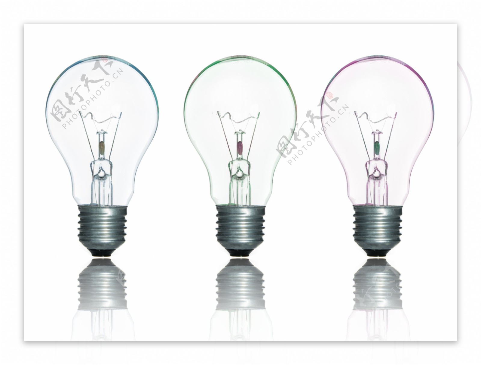 倒立的三个电灯图片素材-编号26239147-图行天下