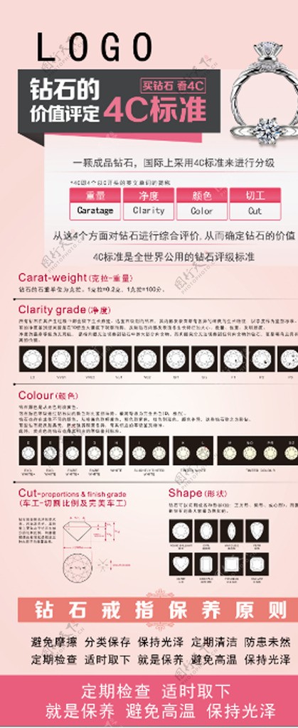 钻石4c图片素材-编号27178797-图行天下