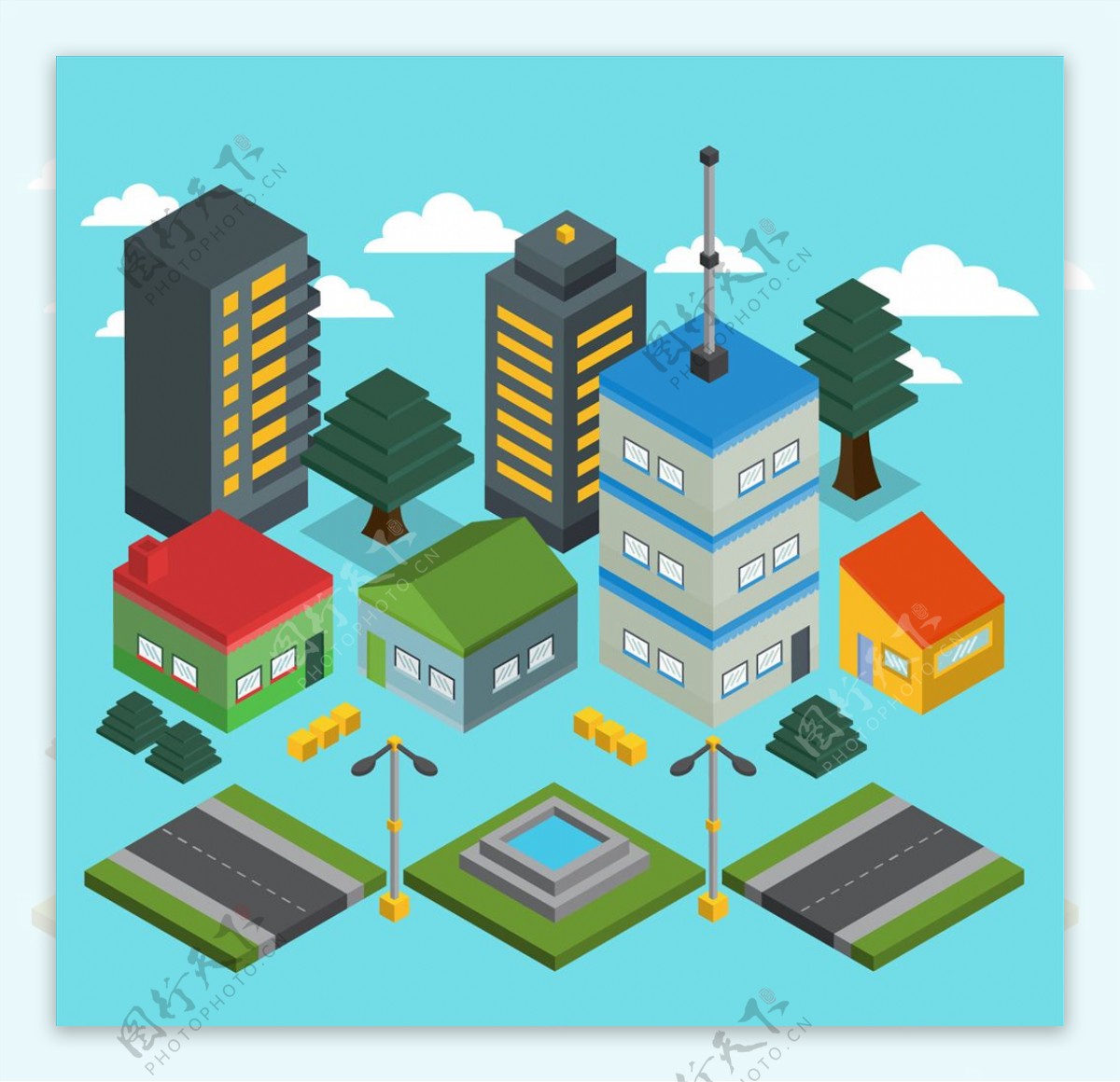 矢量建筑图片素材-编号30487967-图行天下