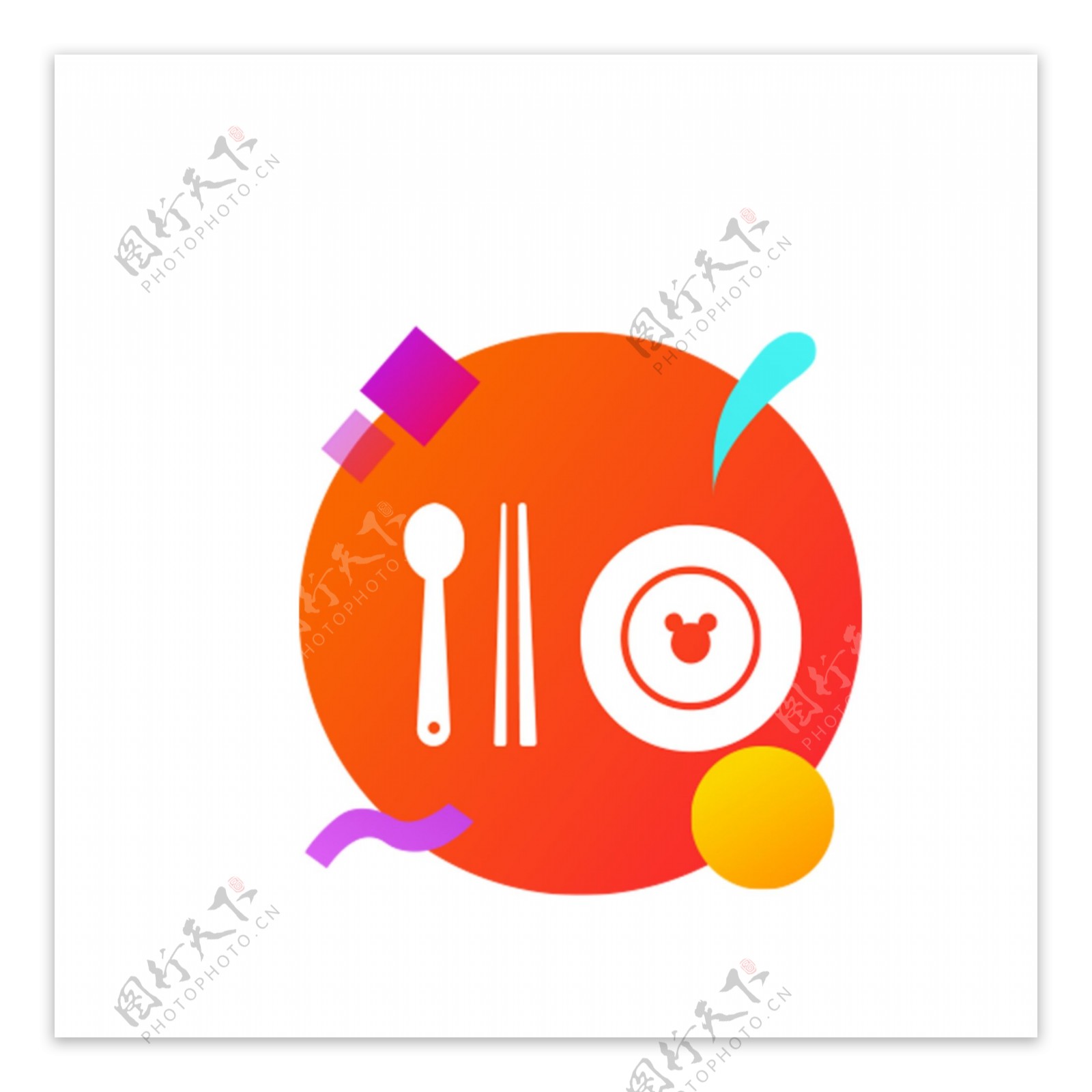 餐具图标图片素材-编号32964797-图行天下