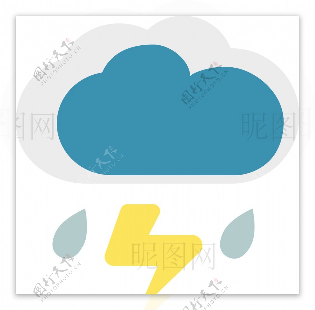 雷阵雨UI标识标志LOGO图片素材-编号36785717-图行天下